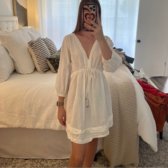 Zara | Dresses | Zara White Dress | Poshmark
